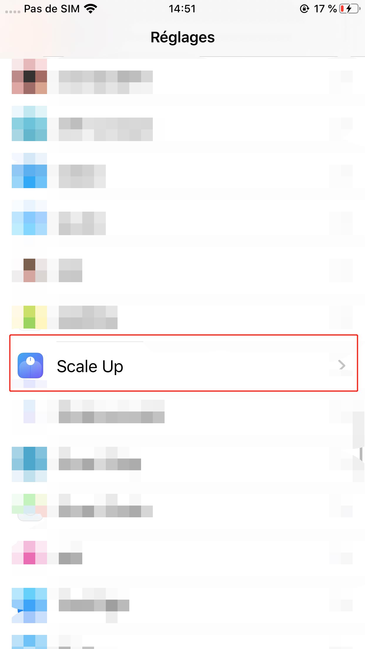 Comment connecter la balance à l’APP dans le système iOS?